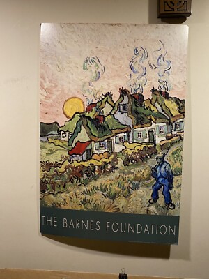 VINCENT VAN GOGH (1853-1890), BARNES FOUNDATION, POSTER ON BOARD | eBay