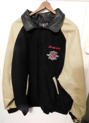 Snap On Tools 85th Anniversary Leather & Wool Jacket Size XL NEW WITH ...
