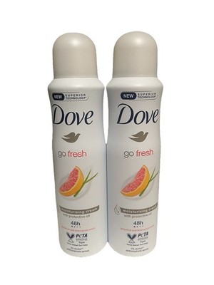 2 X Dove Go Fresh Anti-Perspirant Deodorant Spray 150ml Grapefruit ...