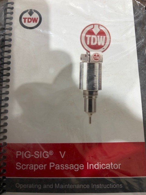 TDW PIG-SIG V SCRAPER PASSAGE INDICATOR FOR PIPELINE | eBay