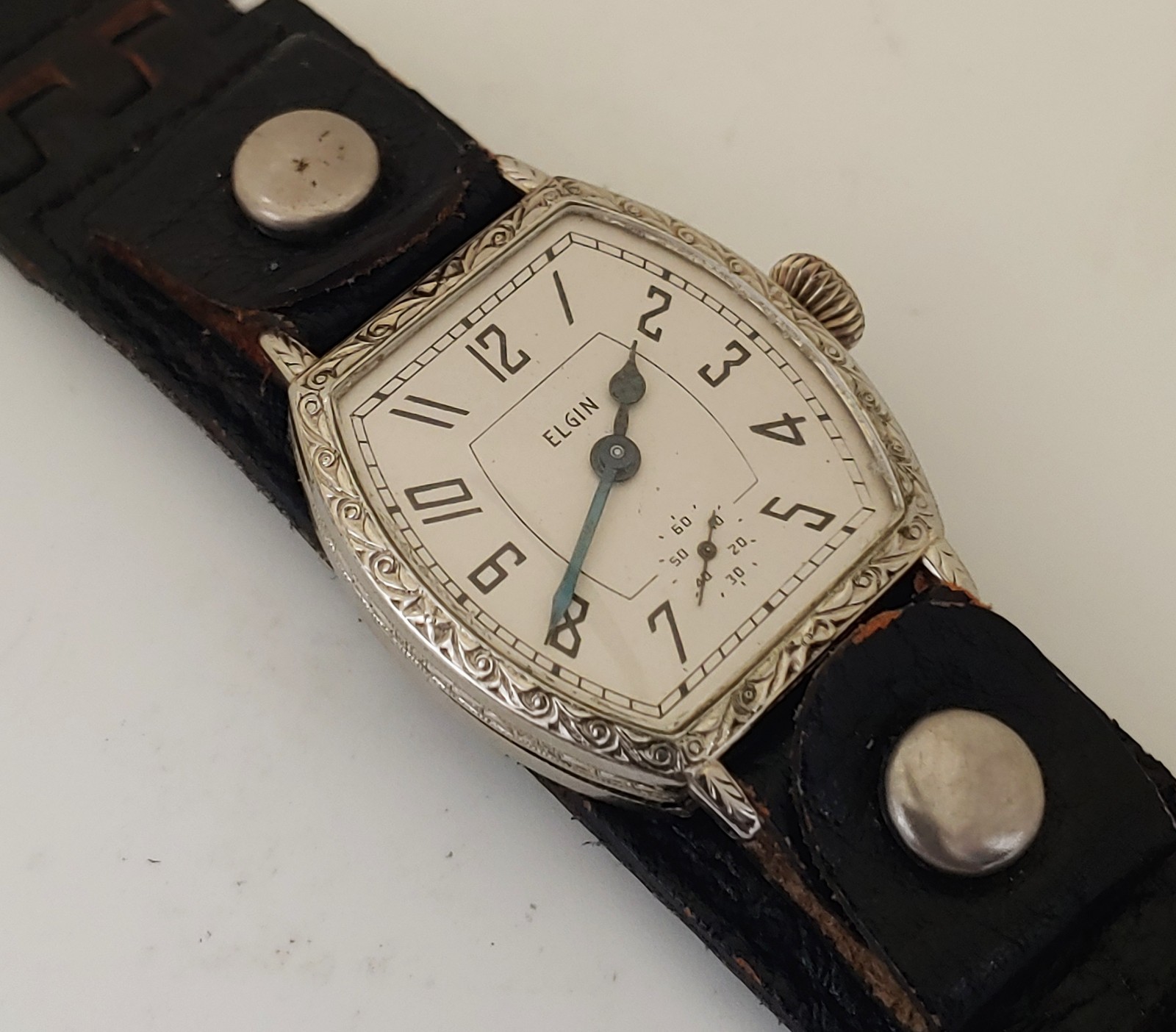 1920s Art Deco Elgin Men's Watch- serviced - Gem