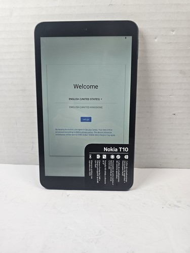 Nokia T10 Tablet TA-1462 Android 12 64GB Wi-Fi GPS 8" 8MP Octa Blue EXCELLENT | eBay