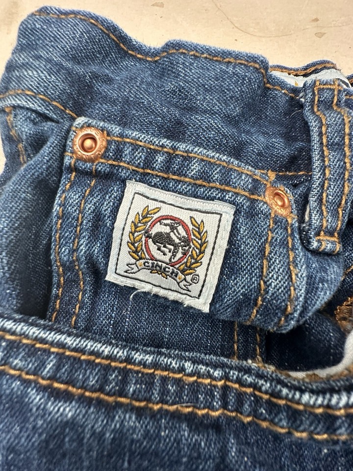 Cinch Jeans Boys 14R (27x28.5) White Label Blue Boot Cut Cowboy Rancher ...