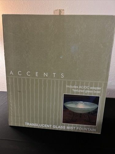 Accents Tabletop Translucent Mist Fountain | eBay