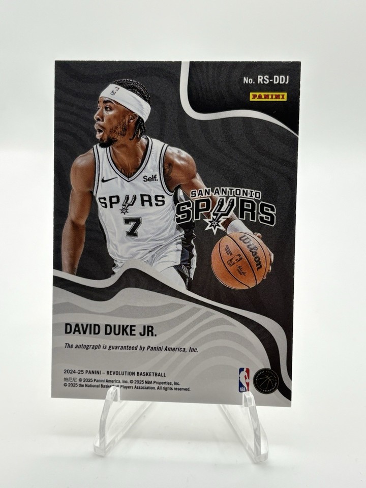 David Duke Jr. 2024-25 Panini Revolution AUTO Revolution Signature #RS ...