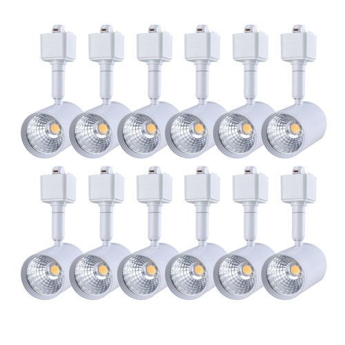 12 Pack 6.5W LED Track Lighting Heads Compatible with H Type Track ...
