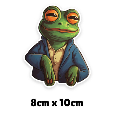 Happy Pepe Frog Car Motorcycle Laptop Fridge Sticker Decal | eBay Australia