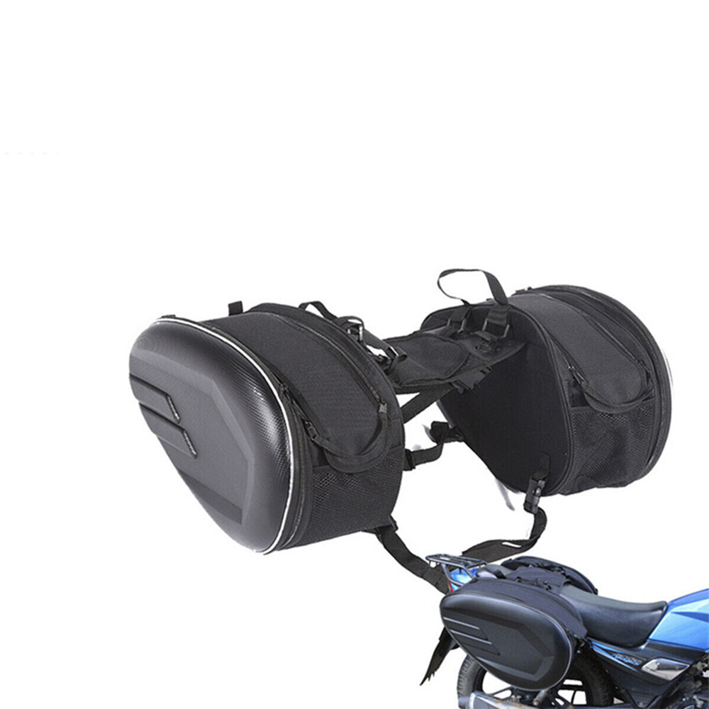 Pair Motorcycle Pannier Side Bags Luggage Universal Saddle Bags ...
