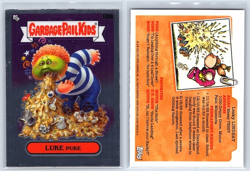 2022 GARBAGE PAIL KIDS GPK CHROME SERIES 5 BASE LUKE PUKE 170b | eBay