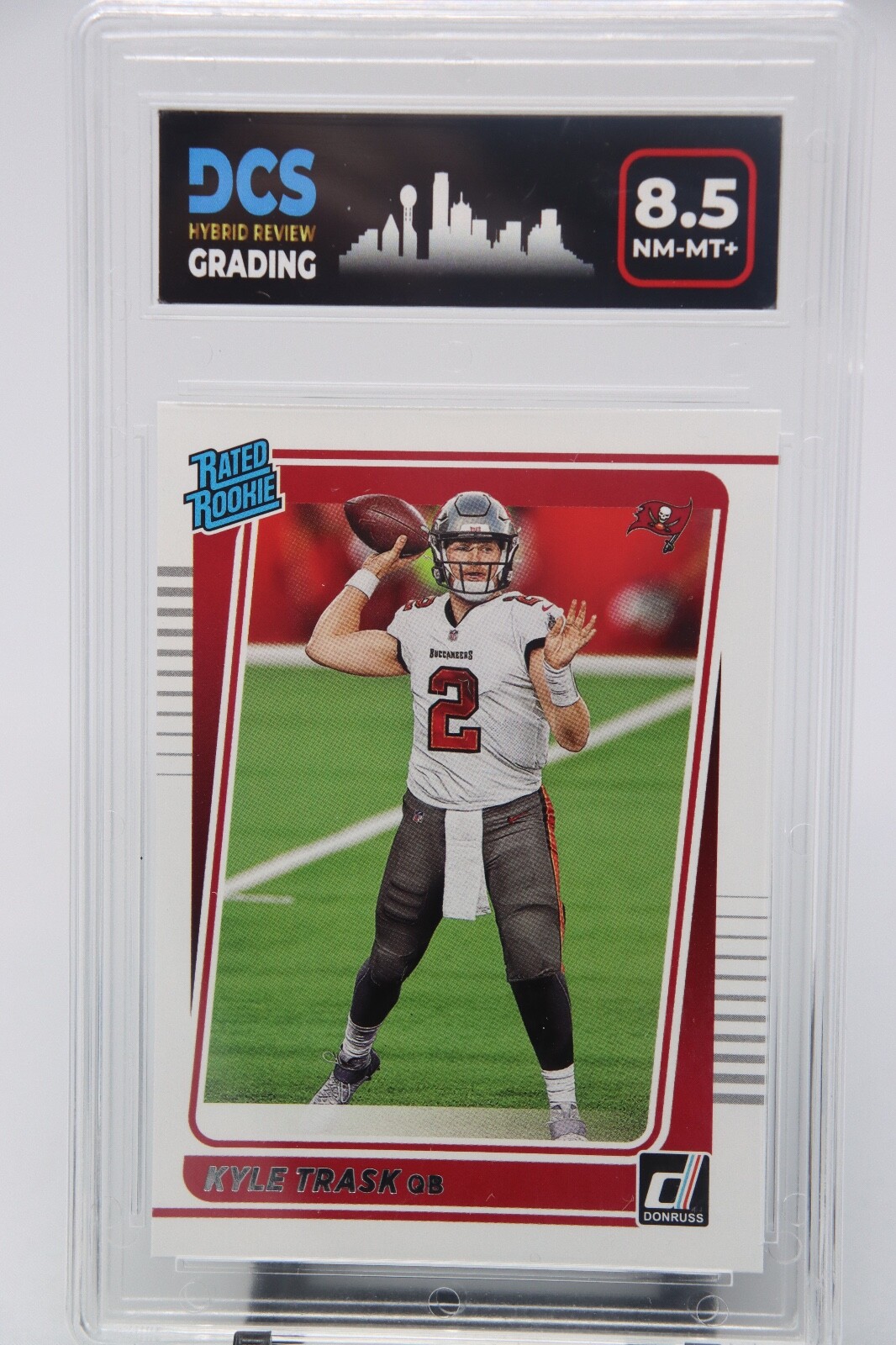 2021 Panini Donruss Kyle Trask RATED ROOKIE Football Card #257 RC Tampa ...