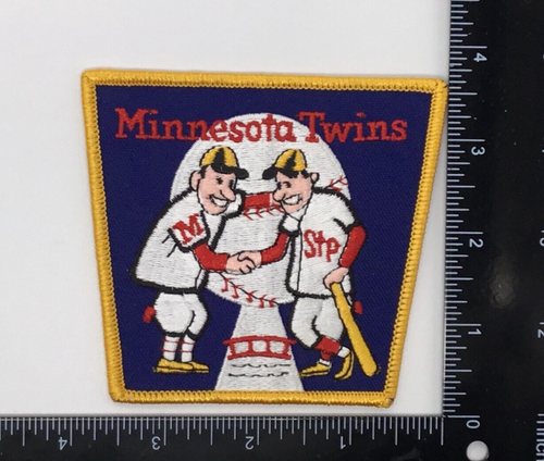 MLB Cooperstown Collection Patch Iron On, Sew On 4" x 3.5" Minnesota ...