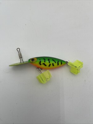 VINTAGE STORM THIN FIN HOT N TOT FISHING LURE 3”Fire Tiger Pattern | eBay