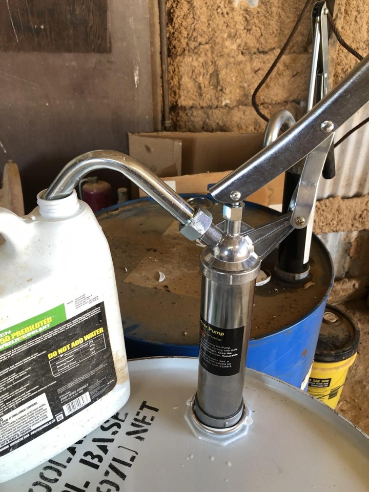 Steel Lever Barrel Pump Transfer lubricants, solvents and other non ...