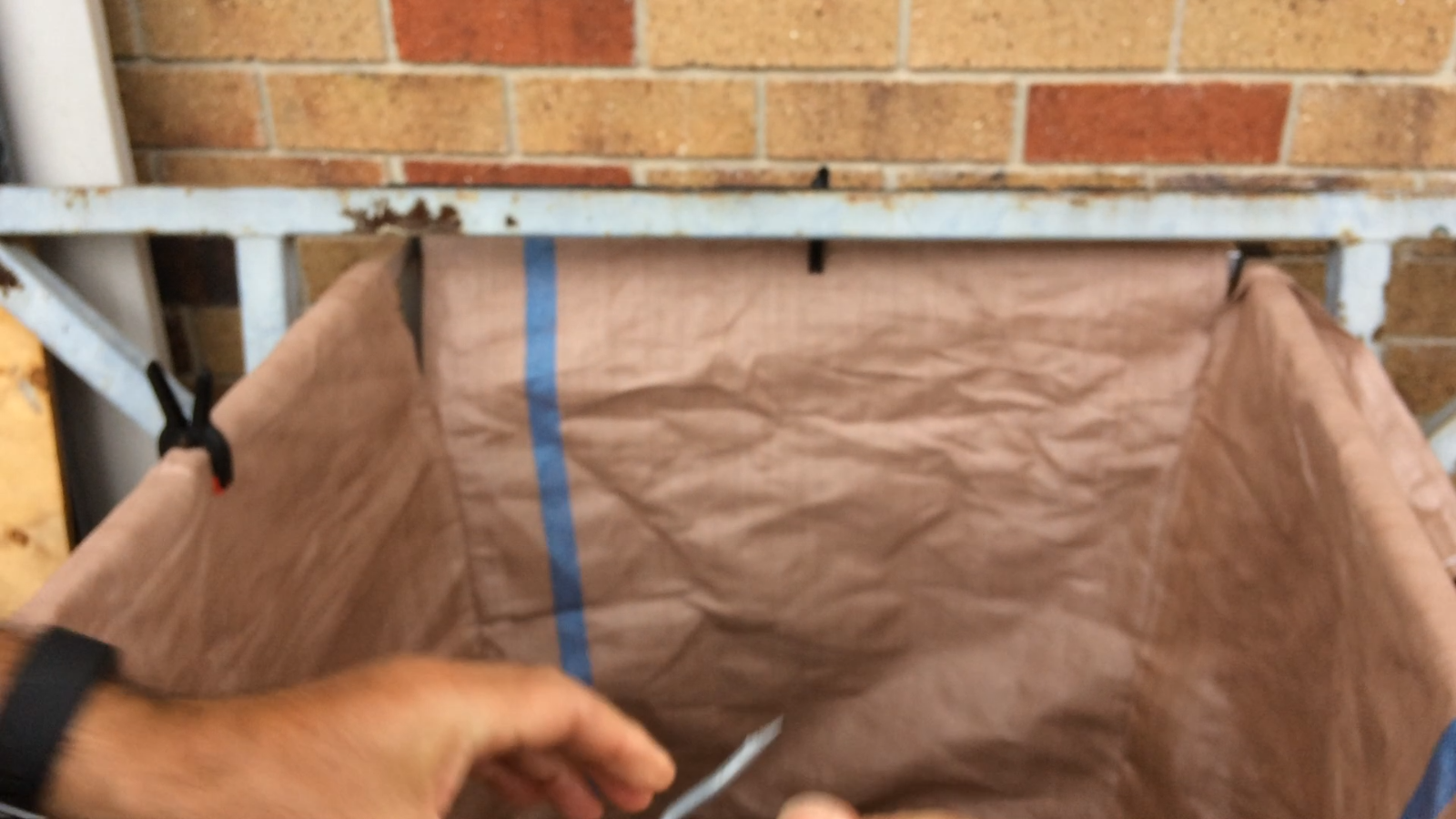 Wool Bale Hooks (x4) (To Secure Wool Bales/Packs/Sacks to Metal Frames ...