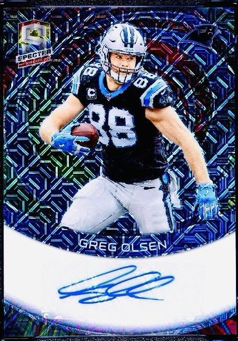 2023 Panini Spectra - Signatures Greg Olsen #SIG-51 Meta Prizm /25 (AU ...
