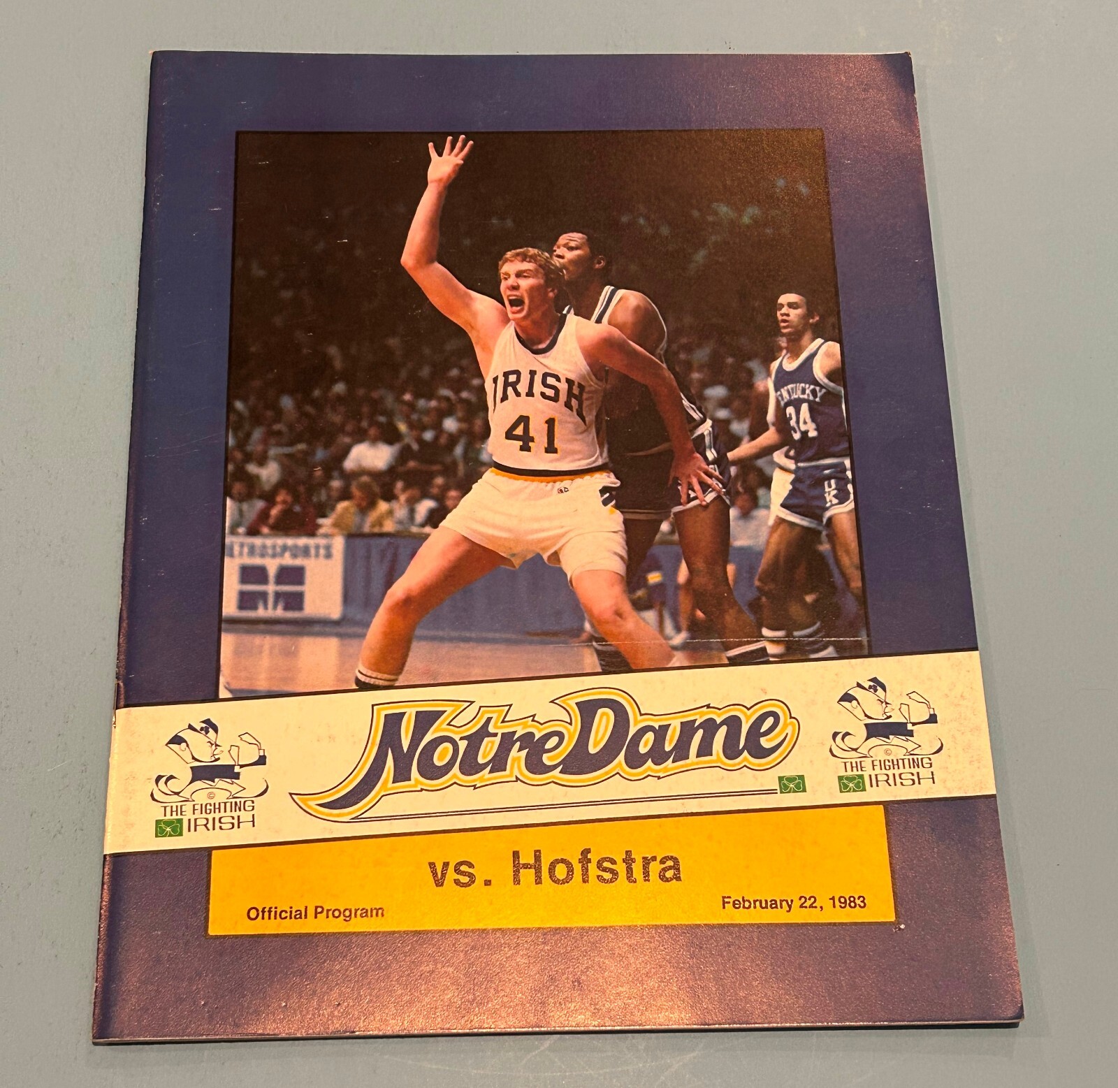 Notre Dame vs Hofstra Basketball Game Program Magazine 1982-83 Tim ...