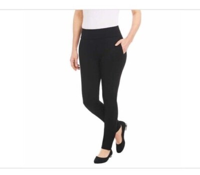 Dalia Women's Pull On Ponte Pant Built in Tummy Control Panel , XS | eBay