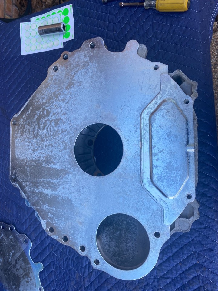 C5DZ-7986 Original Ford C4 Transmission Inspection Plate Cleaned Plated ...