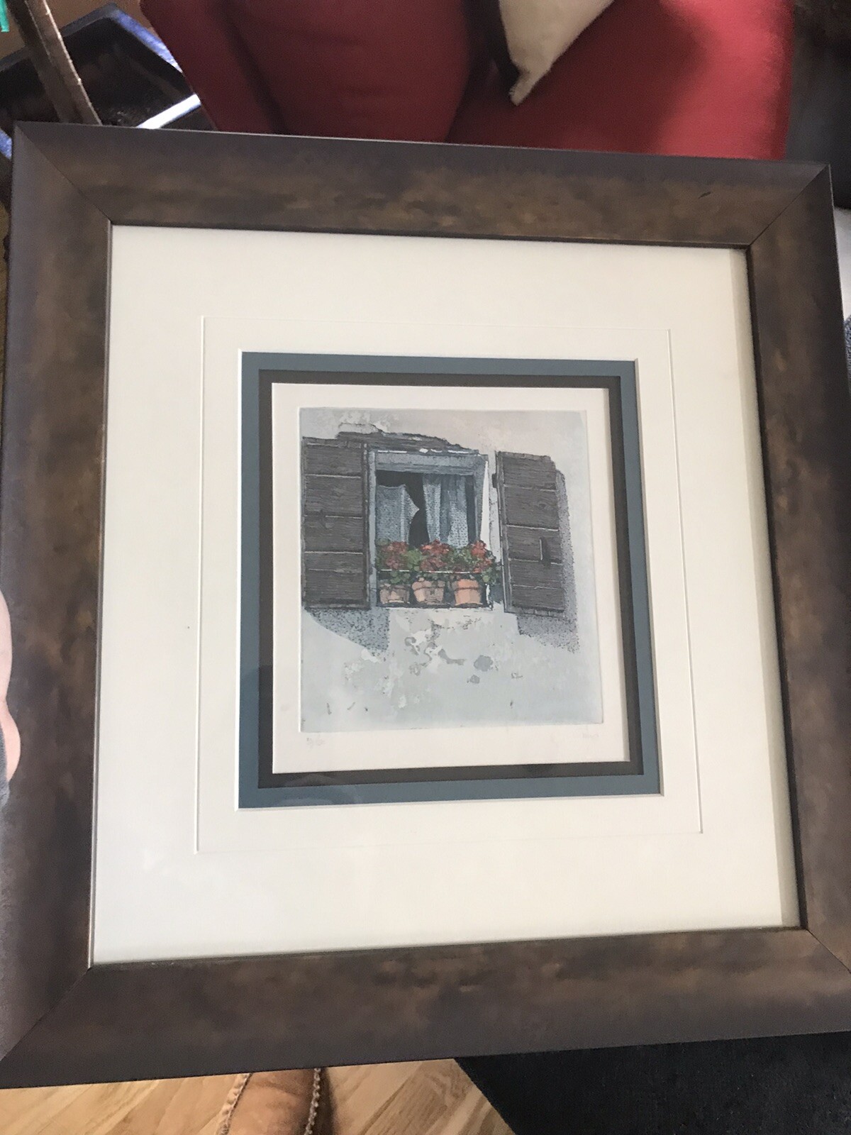 Original Listed Artist GEORGIO FERRARI colored ENGRAVING sdnd #’d ...