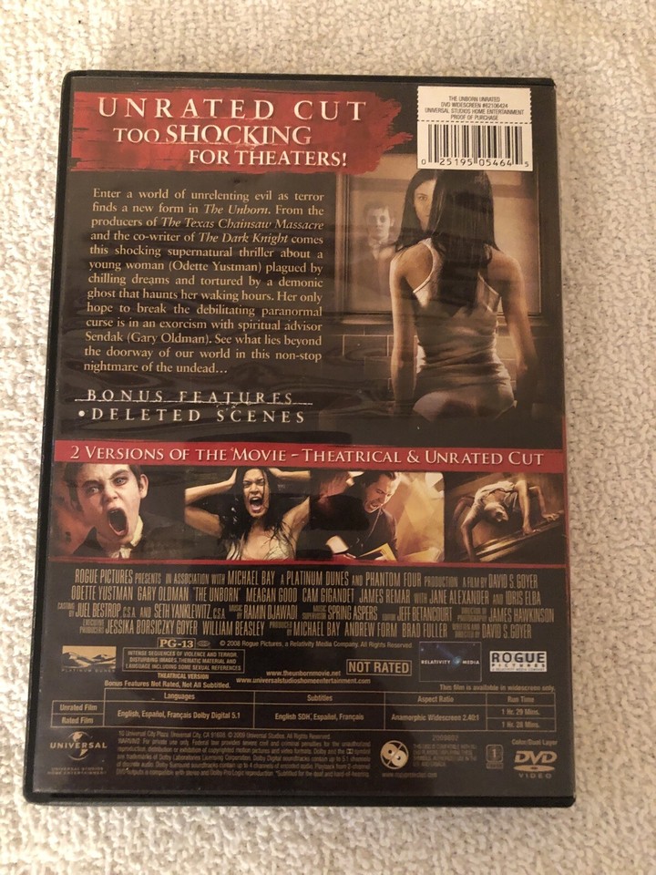 THE UNBORN (DVD) 25195054645| eBay