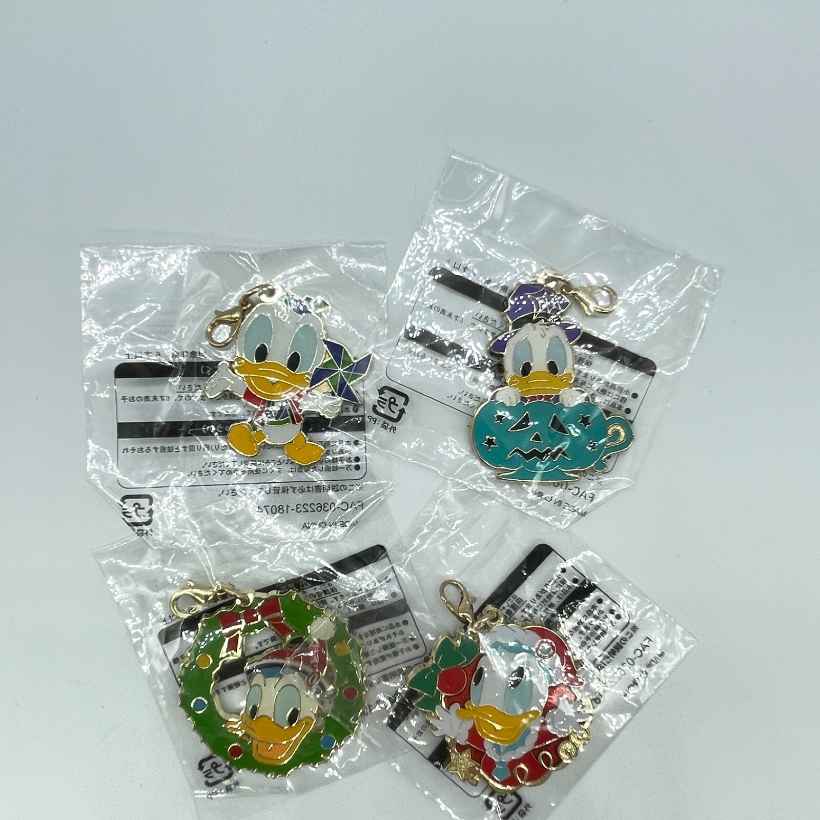 Tokyo Disney Resort Game Prize Pin Charm Donlad 4 PCS Assorted | eBay