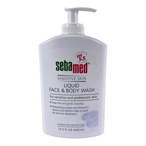 Sebamed Face & Body Wash for Sensitive and Delicate Skin Soap Free 13.5 ...