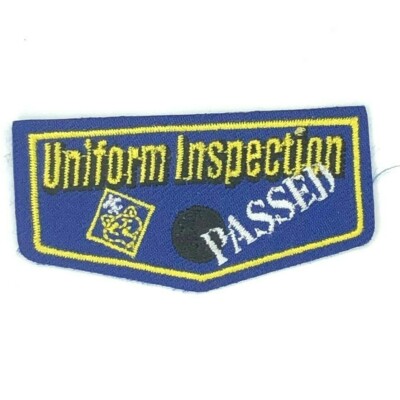 Uniform Inspection Passed Cub Scout Patch | eBay