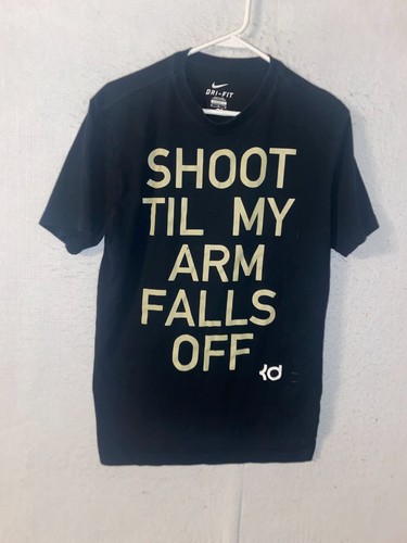 Kevin Durant T Shirt Men's M Nike Dri-FIT KD Shoot Till My Arm Falls ...