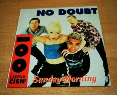 NO DOUBT Sunday morning LIVE RARE SPANISH PROMO CD SINGLE CADENA 100 ...