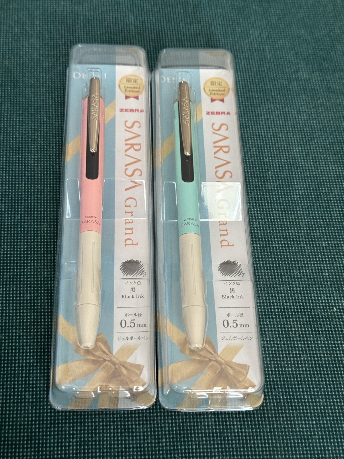 ZEBRA SARASA Grand Knock Gel Ink ballpoint pen Set Of 2 DESAKI Limited Colors | eBay