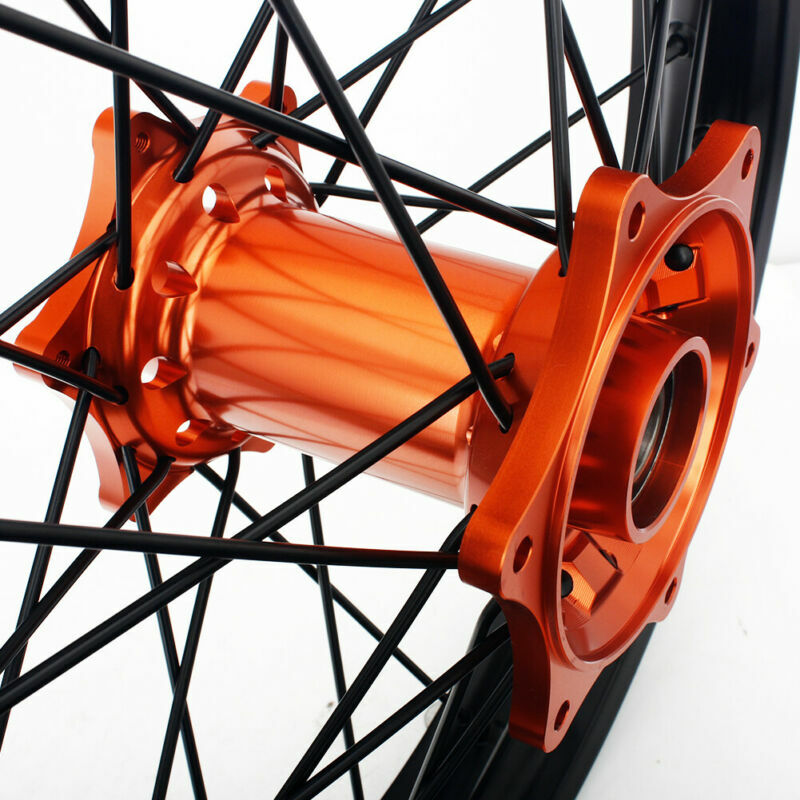 18" MX Rear Wheel Rim Hub Set for EXC SX SX-F XC-F XC 125-540 250 300 ...