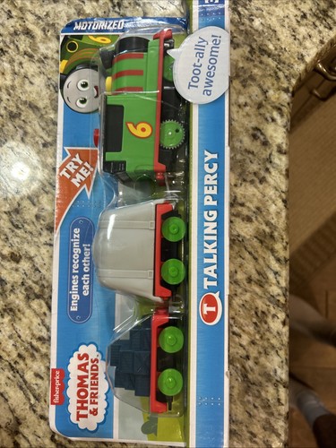 Thomas & Friends Trackmaster Motorized Talking Percy Train | eBay