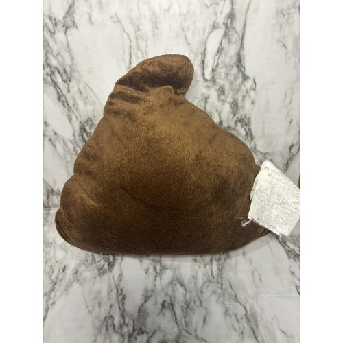 Poop Emoji Plush Stuffed Toy 11” Brown Small Pillow Chocolate Swirl | eBay