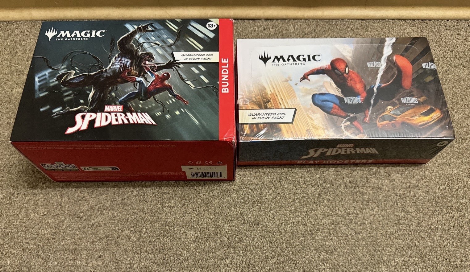 MAGIC THE GATHERING MARVEL SPIDER-MAN EDITION PLAY BOOSTER BOX + BUNDLE ...