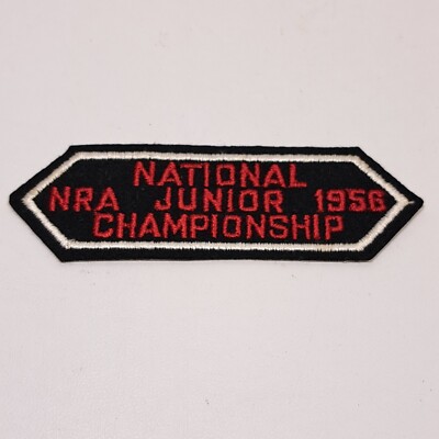 Vintage National NRA Junior 1956 Championship Patch | eBay