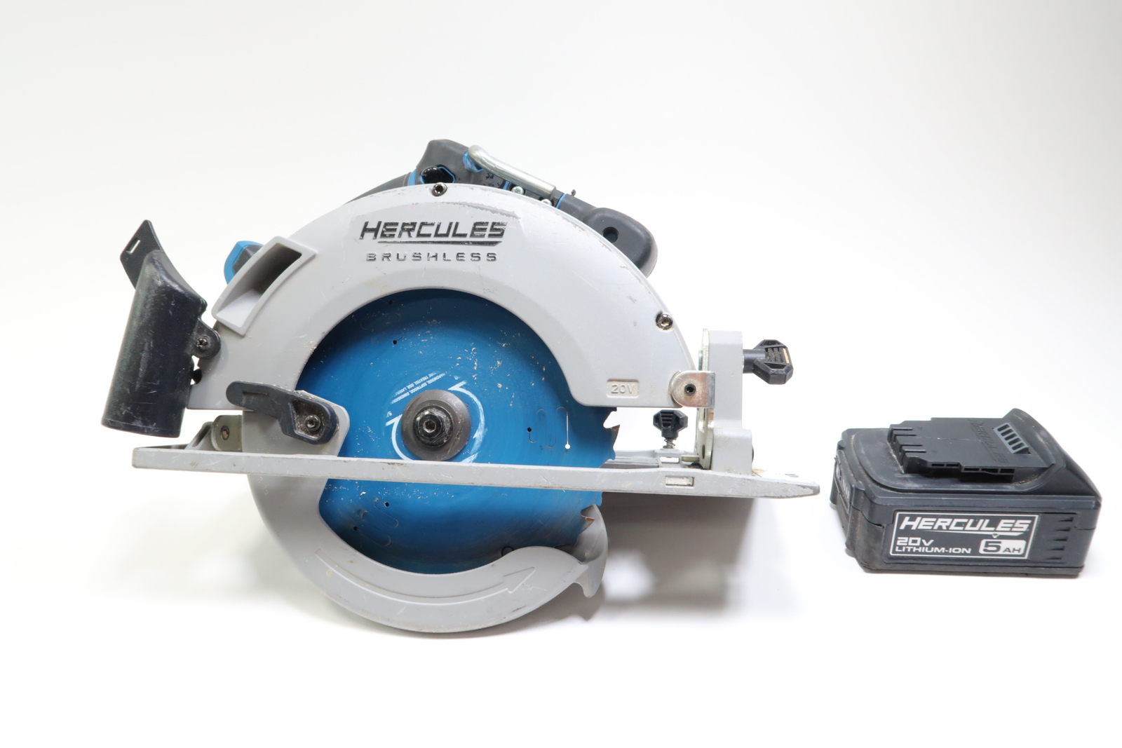 Hercules HCB721B 20V Lithium-Ion 7 - 1/4" Brushless Cordless Circular ...