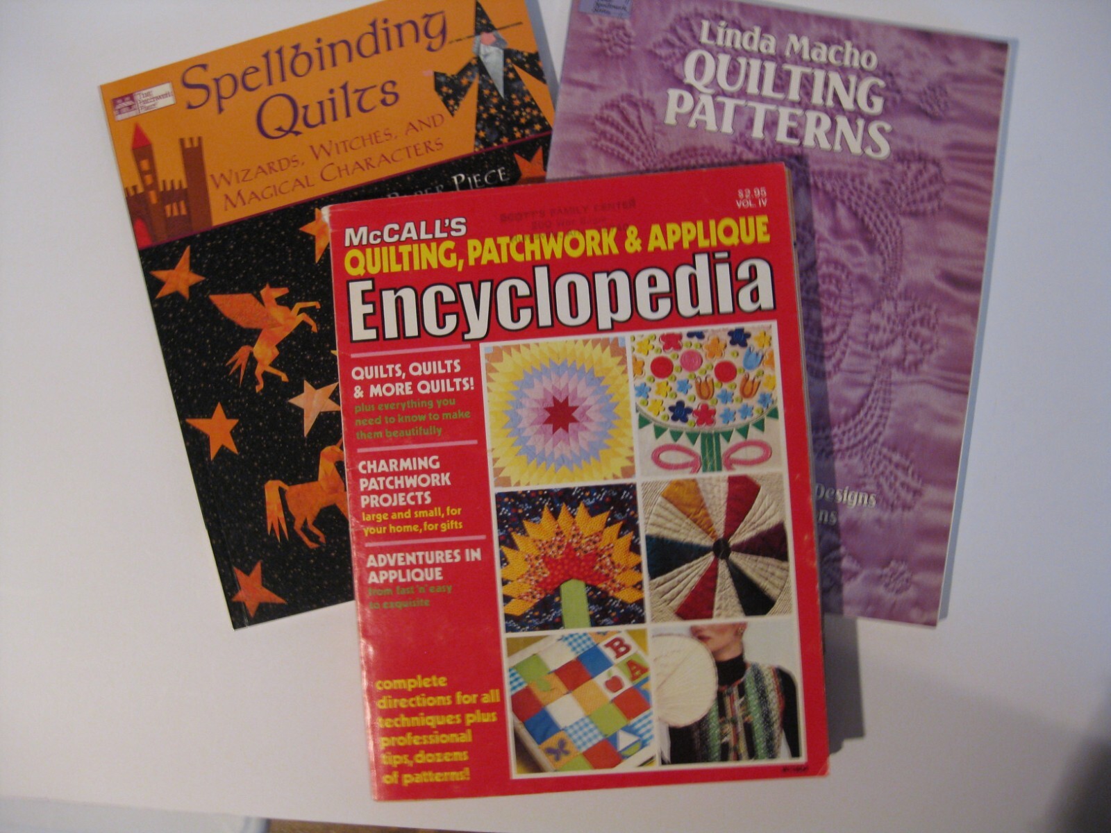 Lot of 3 books Spellbinding Quilts, Quilting Patterns, Quilting ...