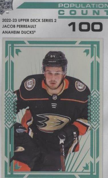 2022-23 Upper Deck Series 2 - Population Count Jacob Perreault #PC-54 ...