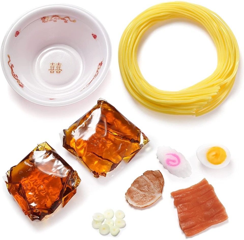 Fake Food Sample Making Kit Samplen Shoyu Ramen Noodle Replica DIY Soy ...