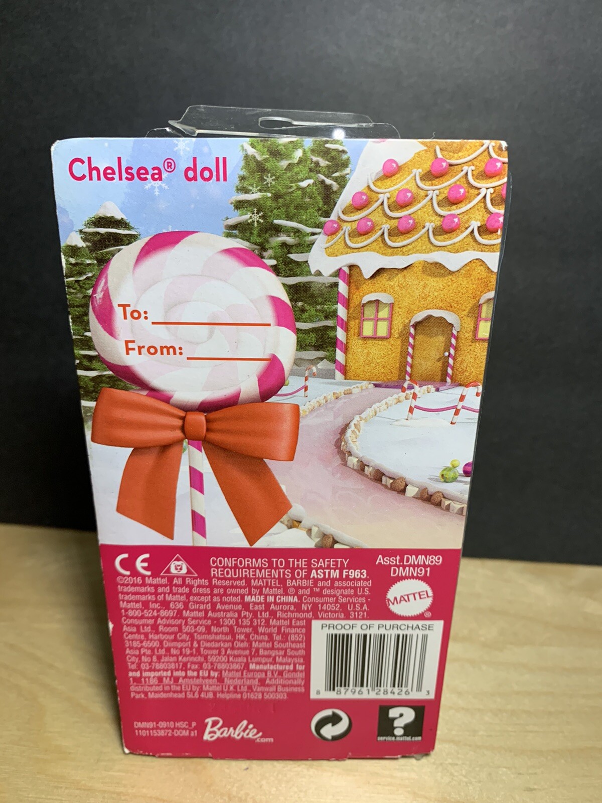 Mattel Barbie Chelsea Christmas6in Doll Snowflake Angel DMN91 for sale ...
