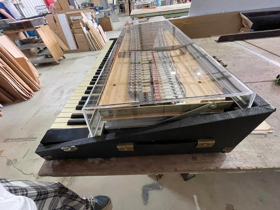 Fender Rhodes mki 73 key Reproduction Lid with wood case | eBay