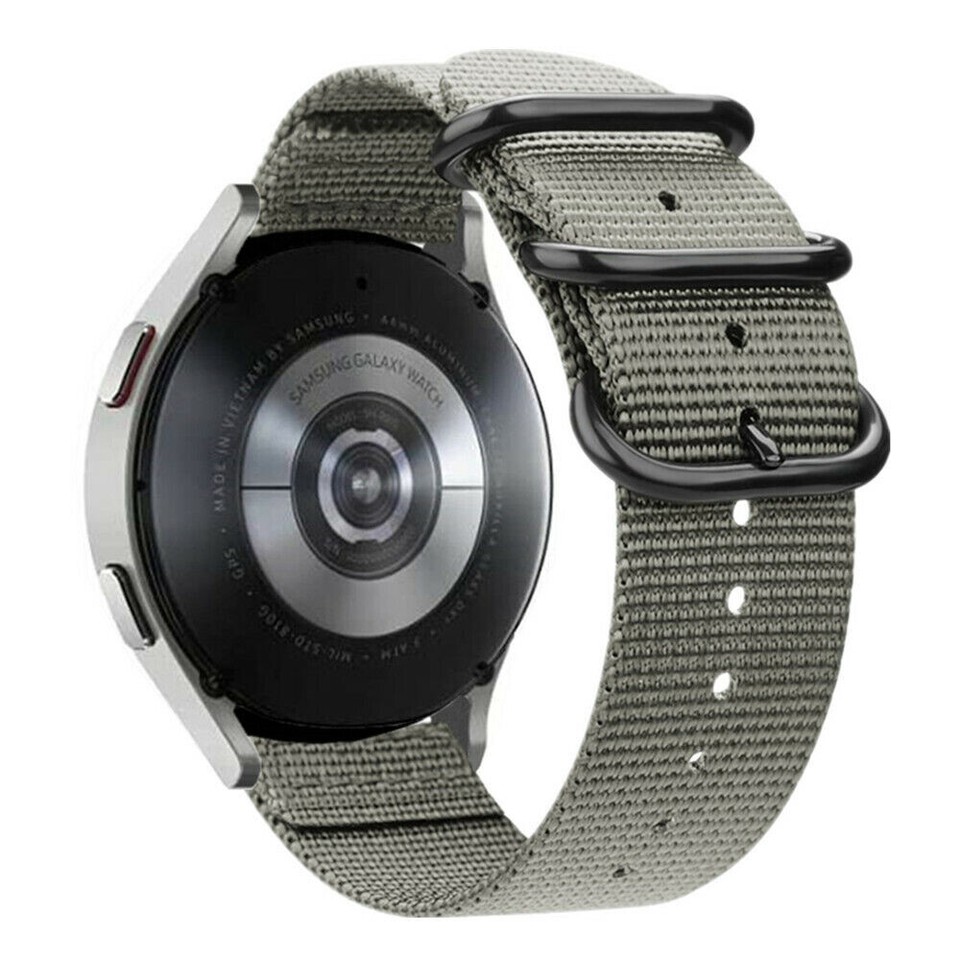 18mm 20mm 22mm Durable Military Woven Nylon Wrist Watch Band Quick ...