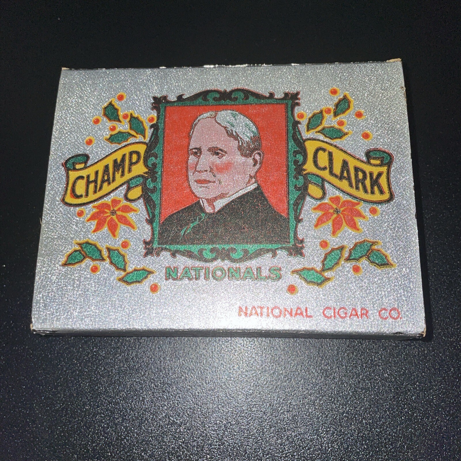 Vintage CHAMPS CLARK NATIONAL cigar box- Factory 3 State Of ...