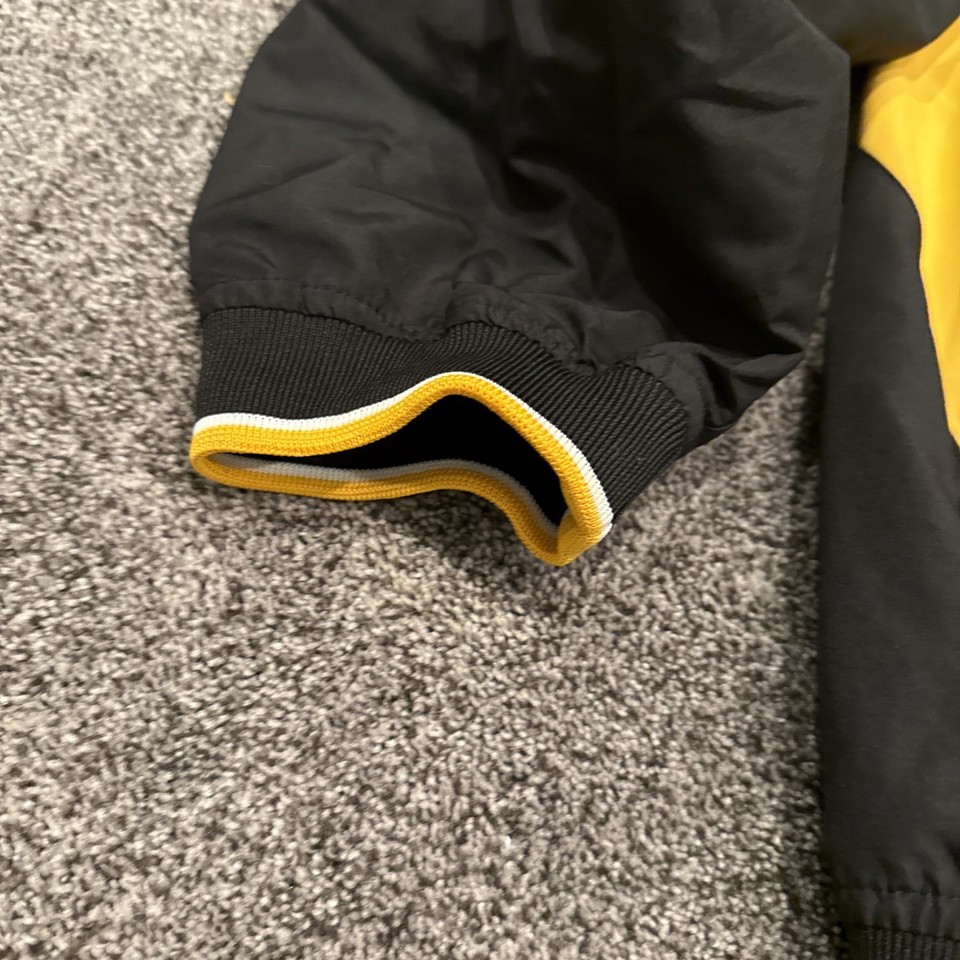 Iowa Hawkeyes Windbreaker Pullover Jacket Men’s XL Black Tigerhawk Logo ...