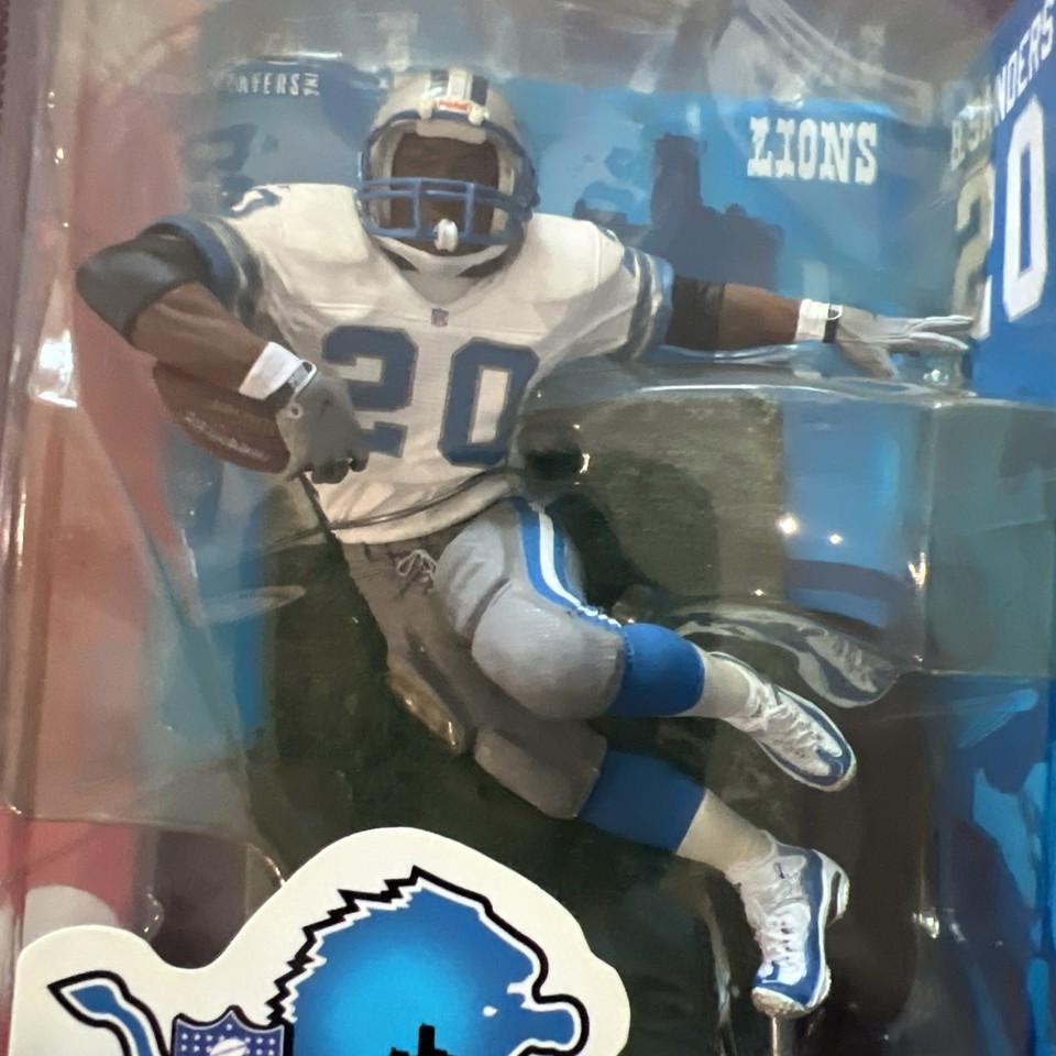 2005 McFarlane BARRY SANDERS ACTION FIGURE Detroit Lions 1/3000 Sealed ...