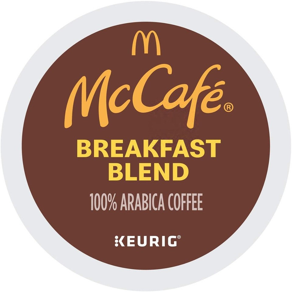 McCafe Breakfast Blend Light Roast K-Cup Coffee Pods 24 Count 100% ...