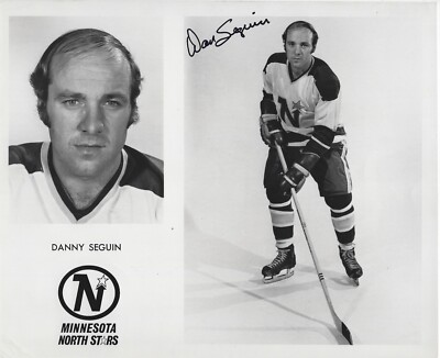 Danny Seguin Autographed Signed 8x10 RARE North Stars Press Photo NHL ...