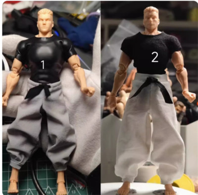 1/12 Shirt Pant Set for Romankey Jujutsu Kaisen Fushiguro Toji Body（No ...