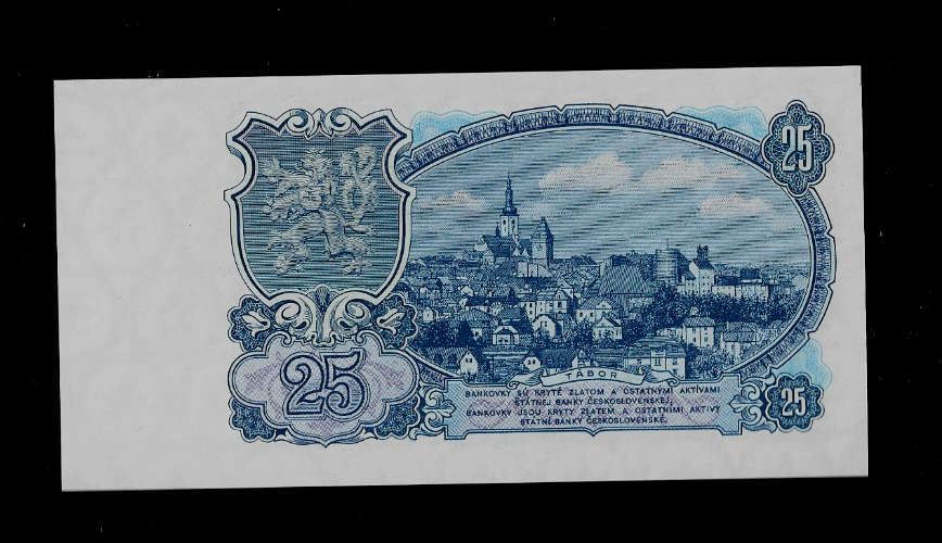 CZECHOSLOVAKIA (1) BANK NOTE 25 KORUN 1953 P 84 A UNCIRCULATED | eBay
