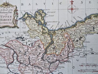 Upper Saxony Circle Holy Roman Empire Brandenburg Saxony Pomerania 1757 ...